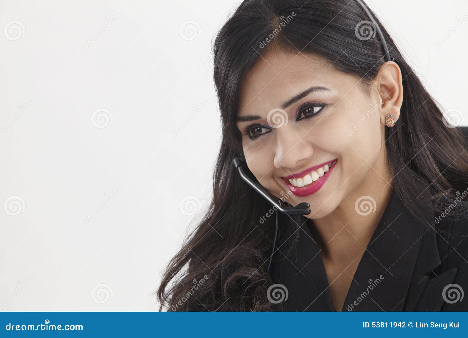 Receptionist stock photo. Image of businesspeople, customer - 53811942
