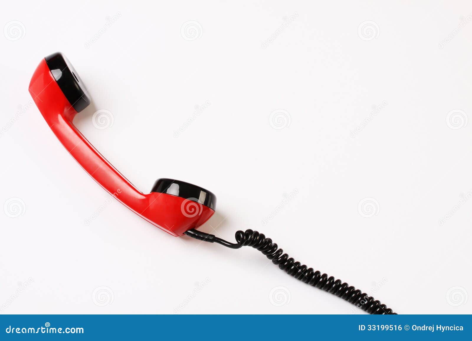 Receptor De Telefone Vermelho Do Fora-gancho Foto de Stock - Imagem de ...