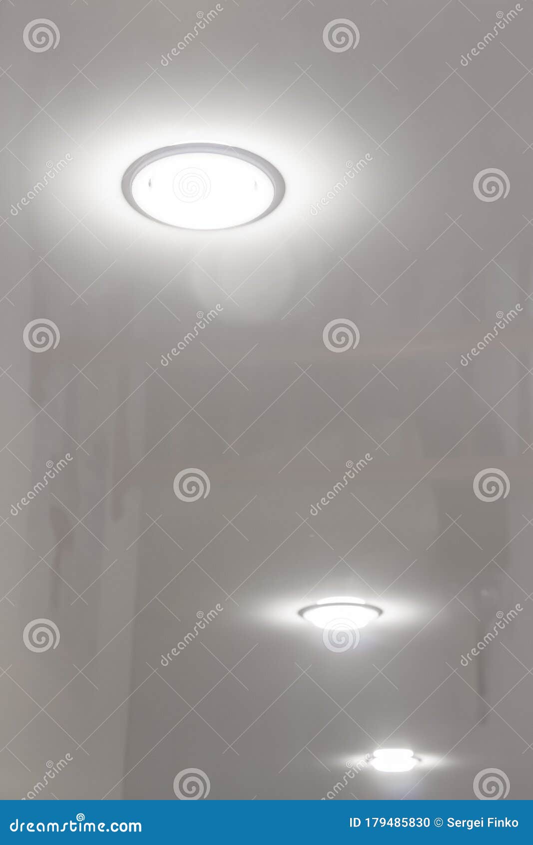 Recessed Ceiling LED Lights Stock Photo - Image of bright, fixing ...
