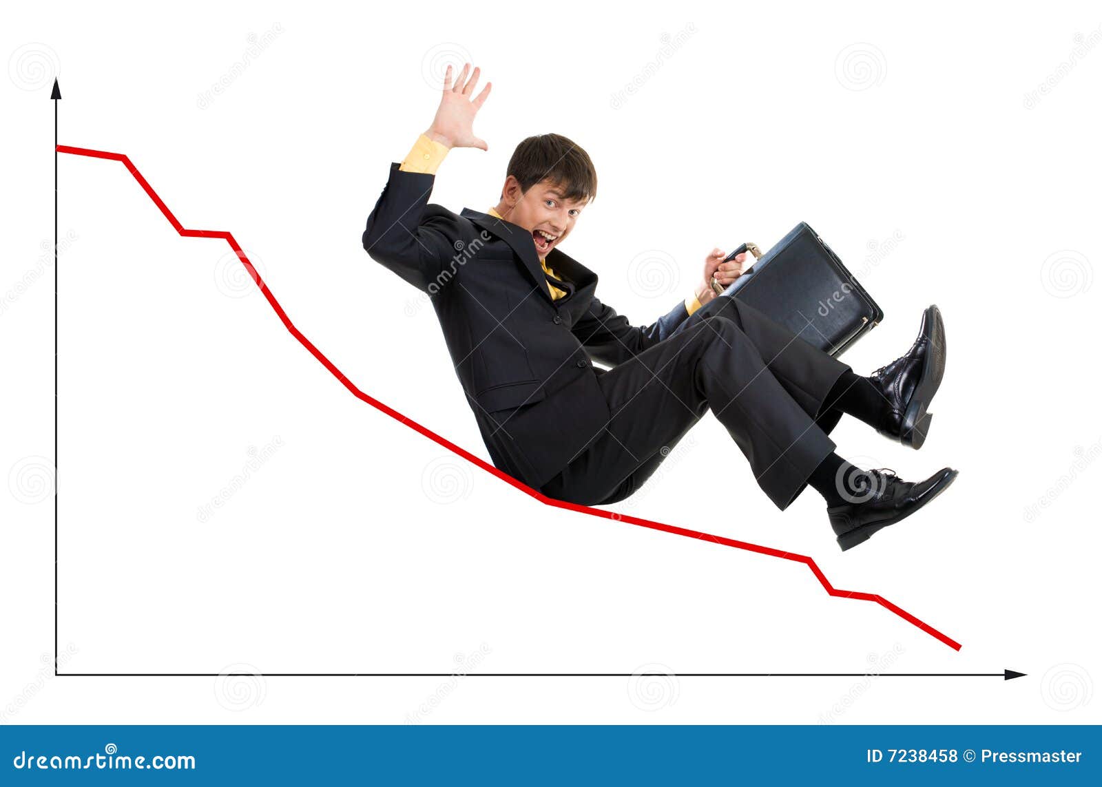Recession stock photo. Image of crisis, male, briefcase - 7238458