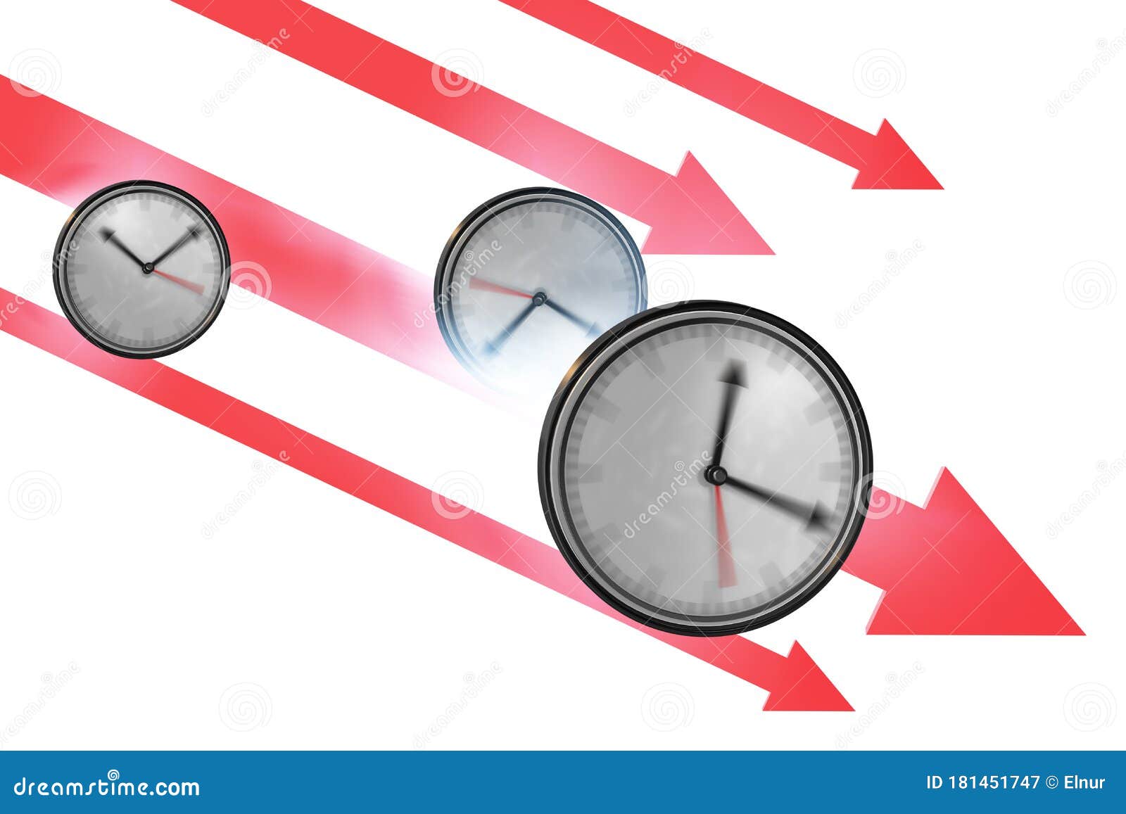 Recession and Decline Concept - 3d Rendering Stock Illustration ...