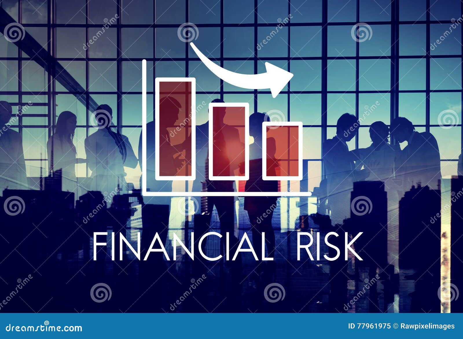 Recession Decrease Business Bar Chart Concept Stock Image - Image of business, corporate: 77961975