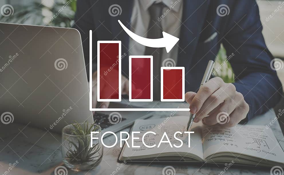 Recession Decrease Business Barchart Concept Stock Photo - Image of bankruptcy, collar: 81499814