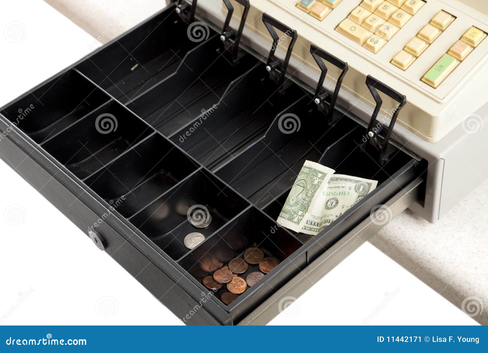 Recession - Empty Cash Register Stock Image - Image of retail, cash ...