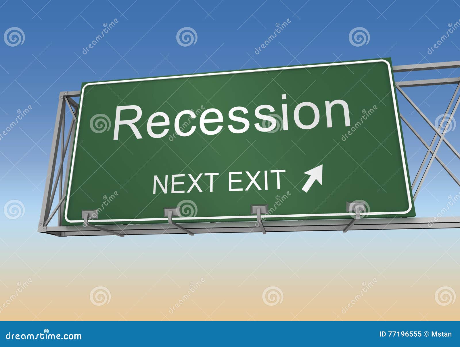 Recession Road Sign Stock Illustrations – 354 Recession Road Sign Stock ...