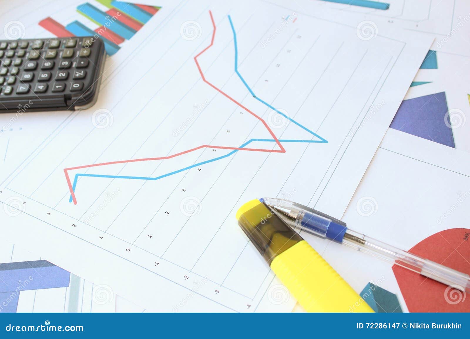 The Recession, Stagnation and Recovery in the Diagram Stock Image ...