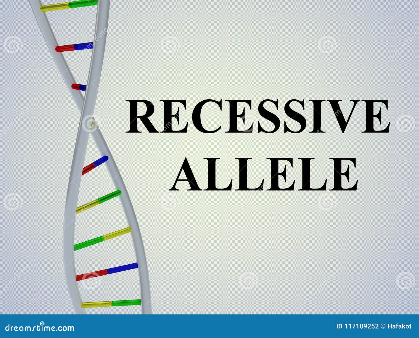 RECESSIVE ALLELE concept stock illustration. Illustration of macro ...
