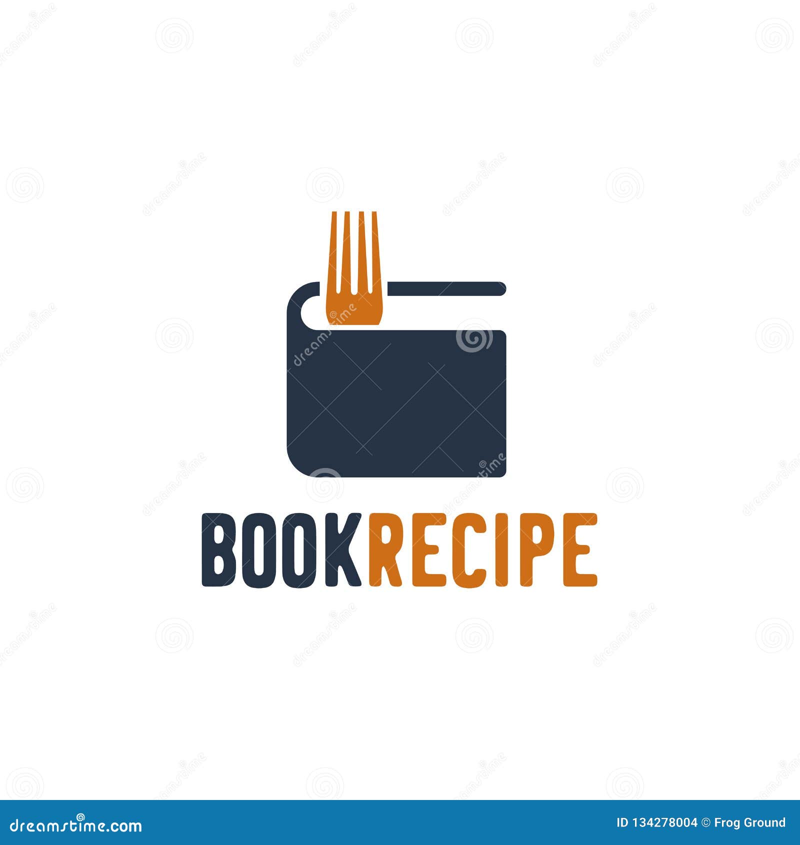 Receta Logo Template Design Vector - Vector Del Libro Stock de ...