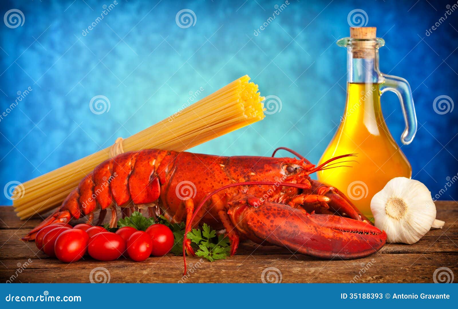 Recette De Homard Avec Le Linguine Image stock - Image du repas, frais ...