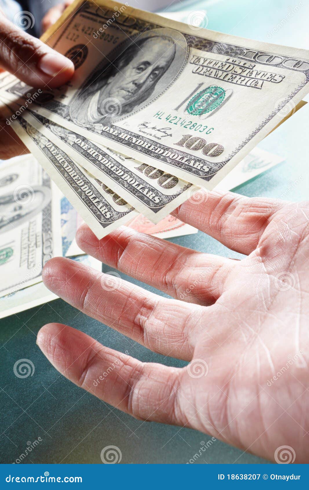 Receving money stock image. Image of bills, finance, economic - 18638207