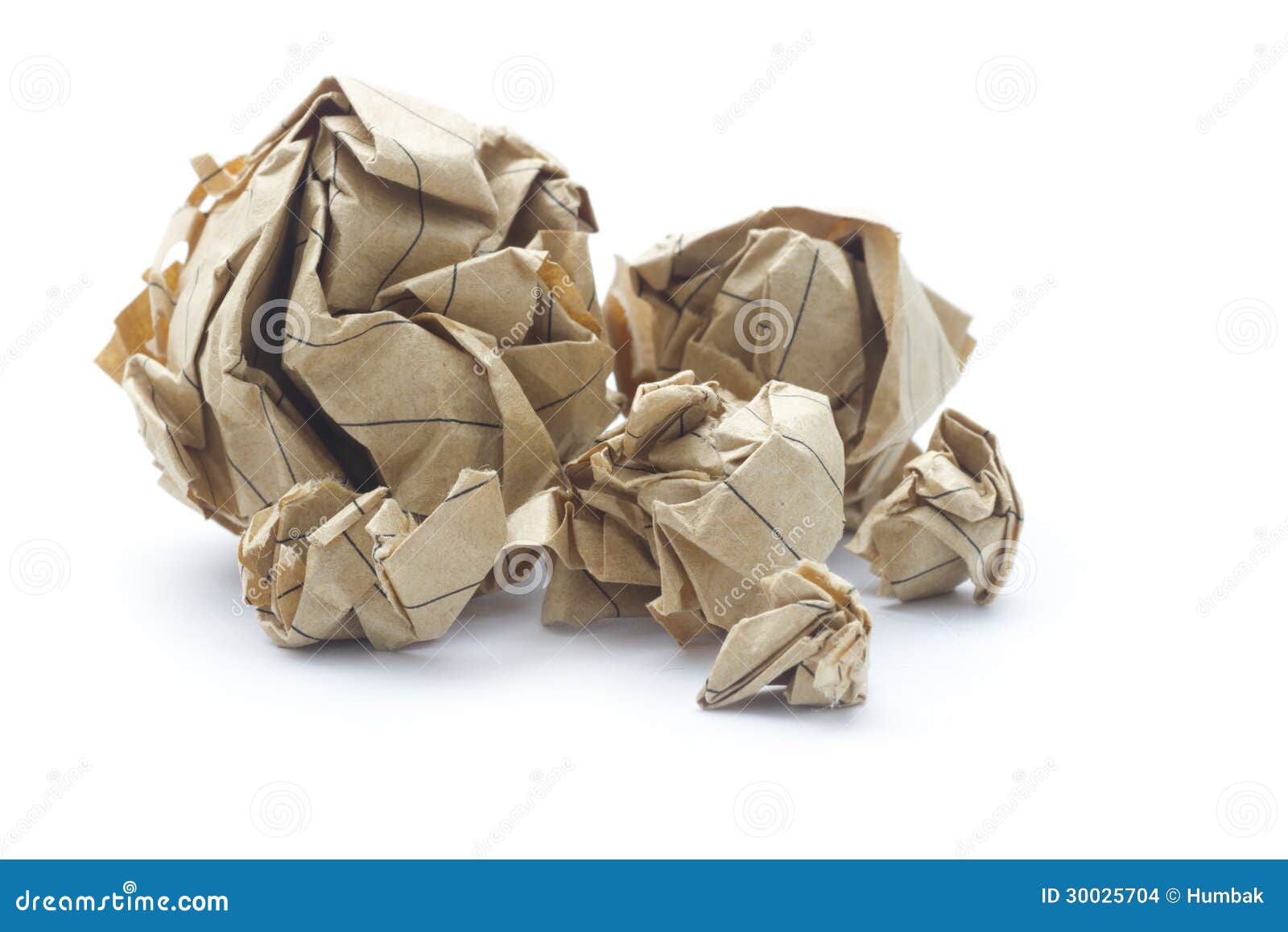 Paper balls stock photo. Image of rubbish, rough, aggression - 30025704