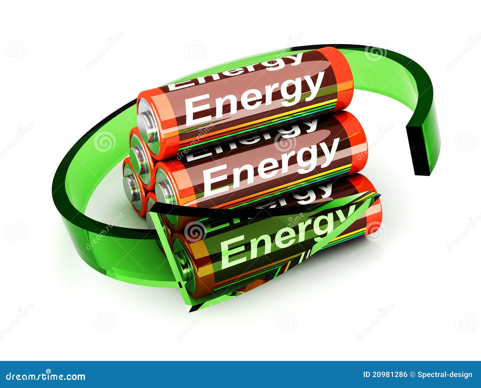 Rechargable Batteries stock illustration. Illustration of round - 20981286