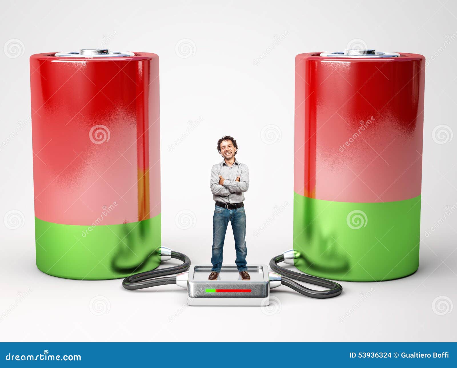 Recharge myself stock photo. Image of smiling, business - 53936324