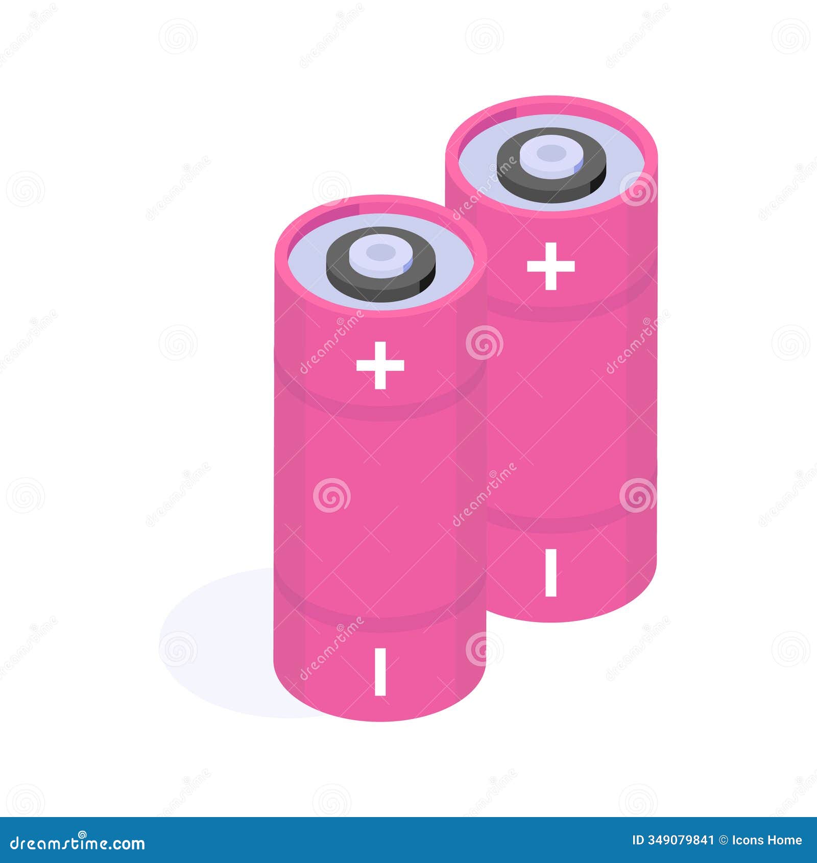 Rechargeable Battery Engraved Icons On Edged Square Buttons Cartoon ...