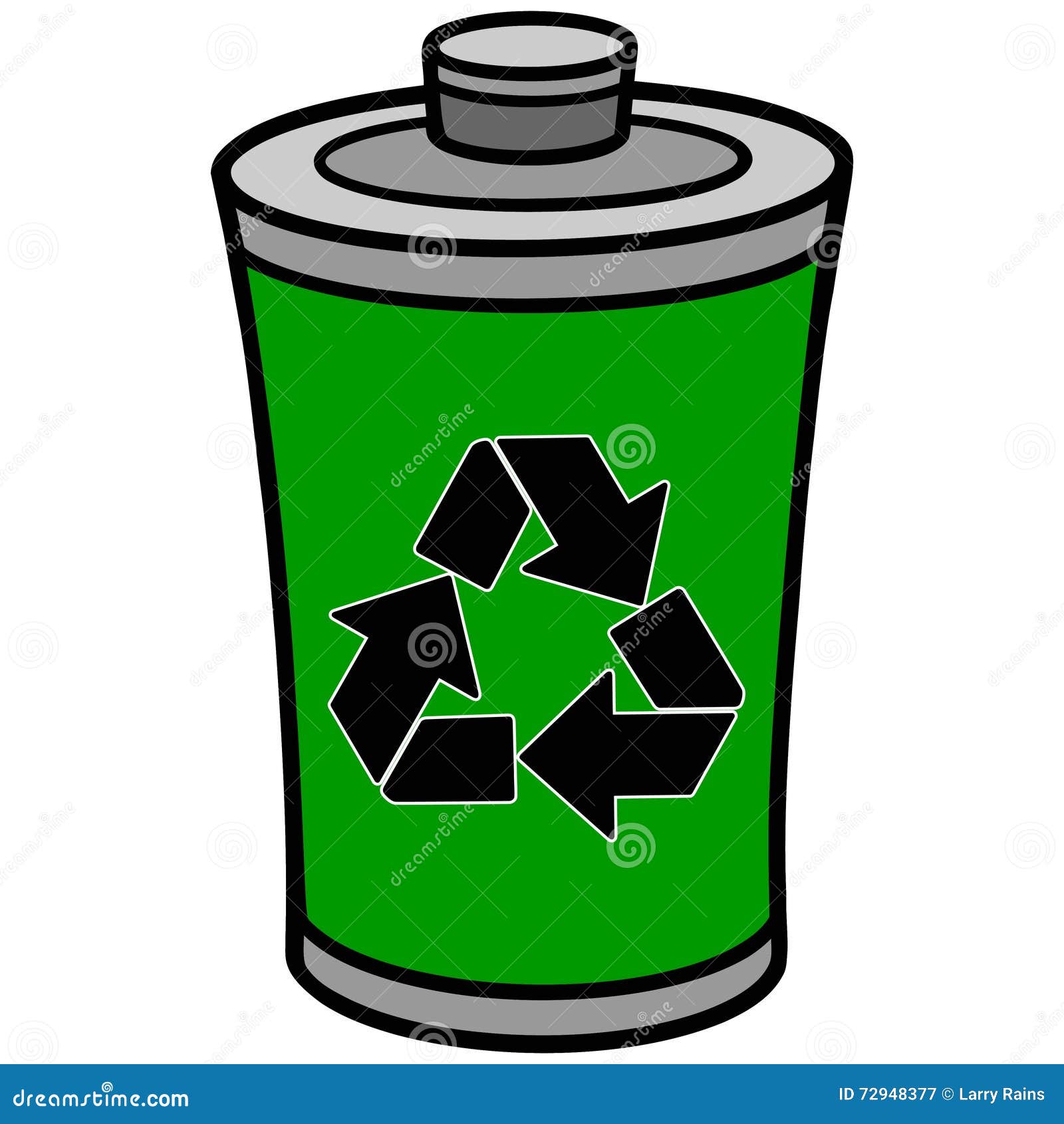 Rechargeable Battery stock vector. Illustration of fuel - 72948377