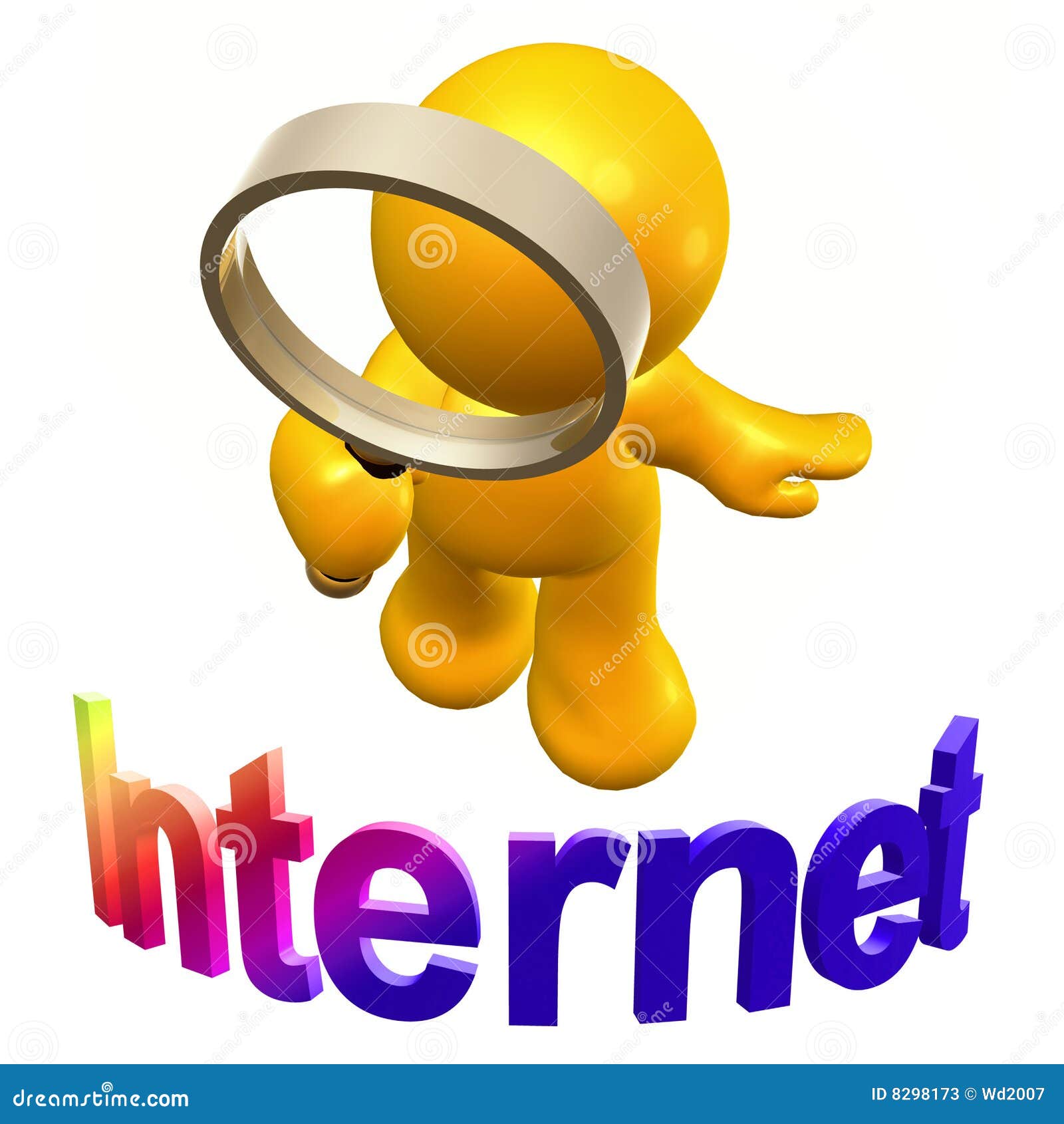 Recherche de la solution illustration stock. Illustration du loupe ...