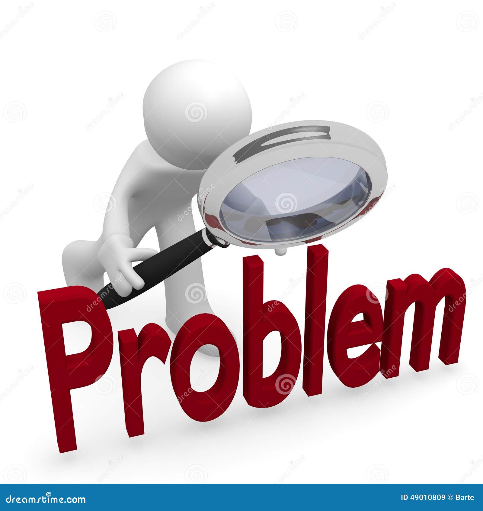 Recherche de problème illustration stock. Illustration du caractère ...