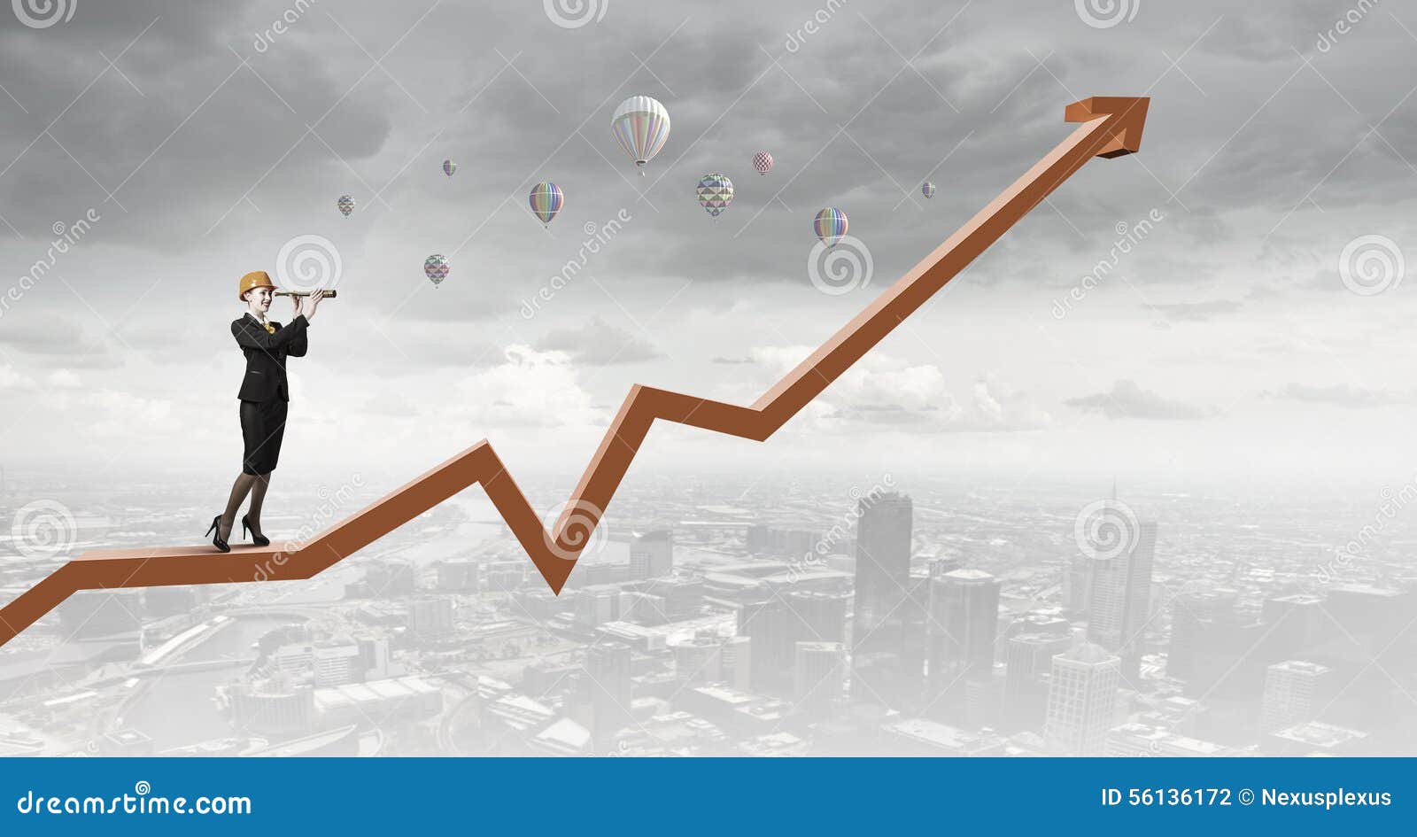 Recherche des perspectives photo stock. Image du casque - 56136172