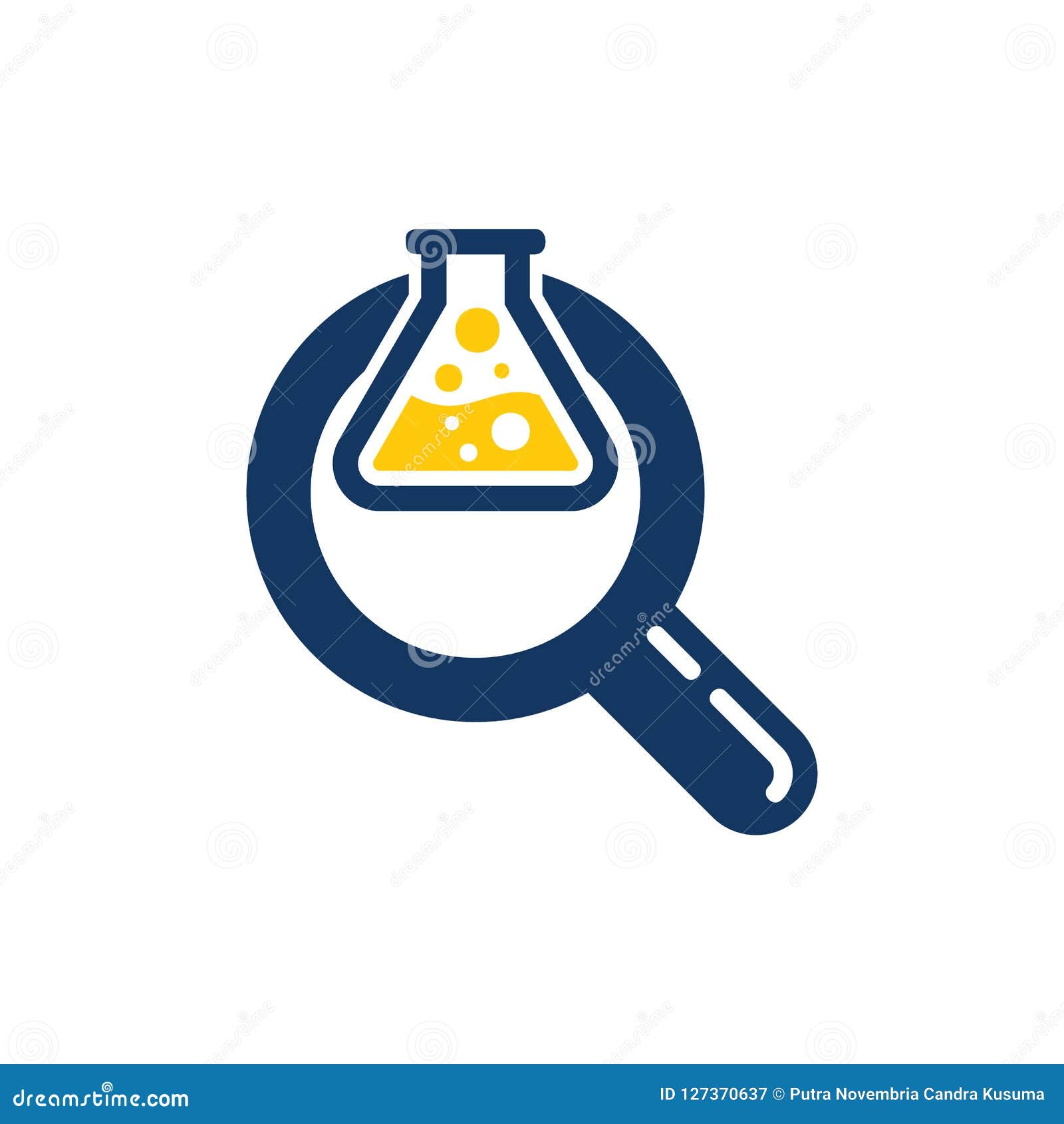 Recherche Logo Icon Design De Laboratoire Illustration de Vecteur ...