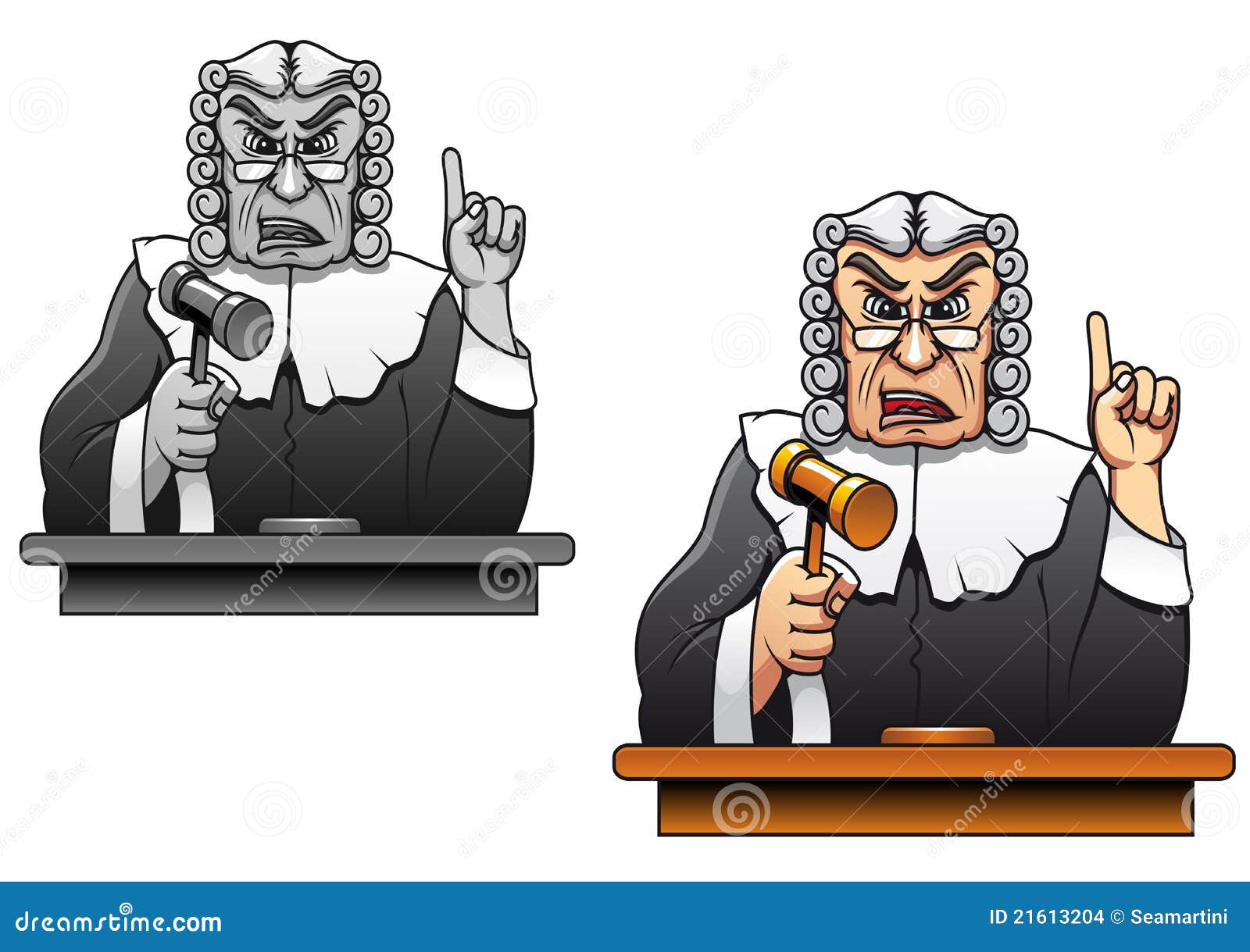 Rechter met hamer vector illustratie. Illustration of gelijkheid - 21613204