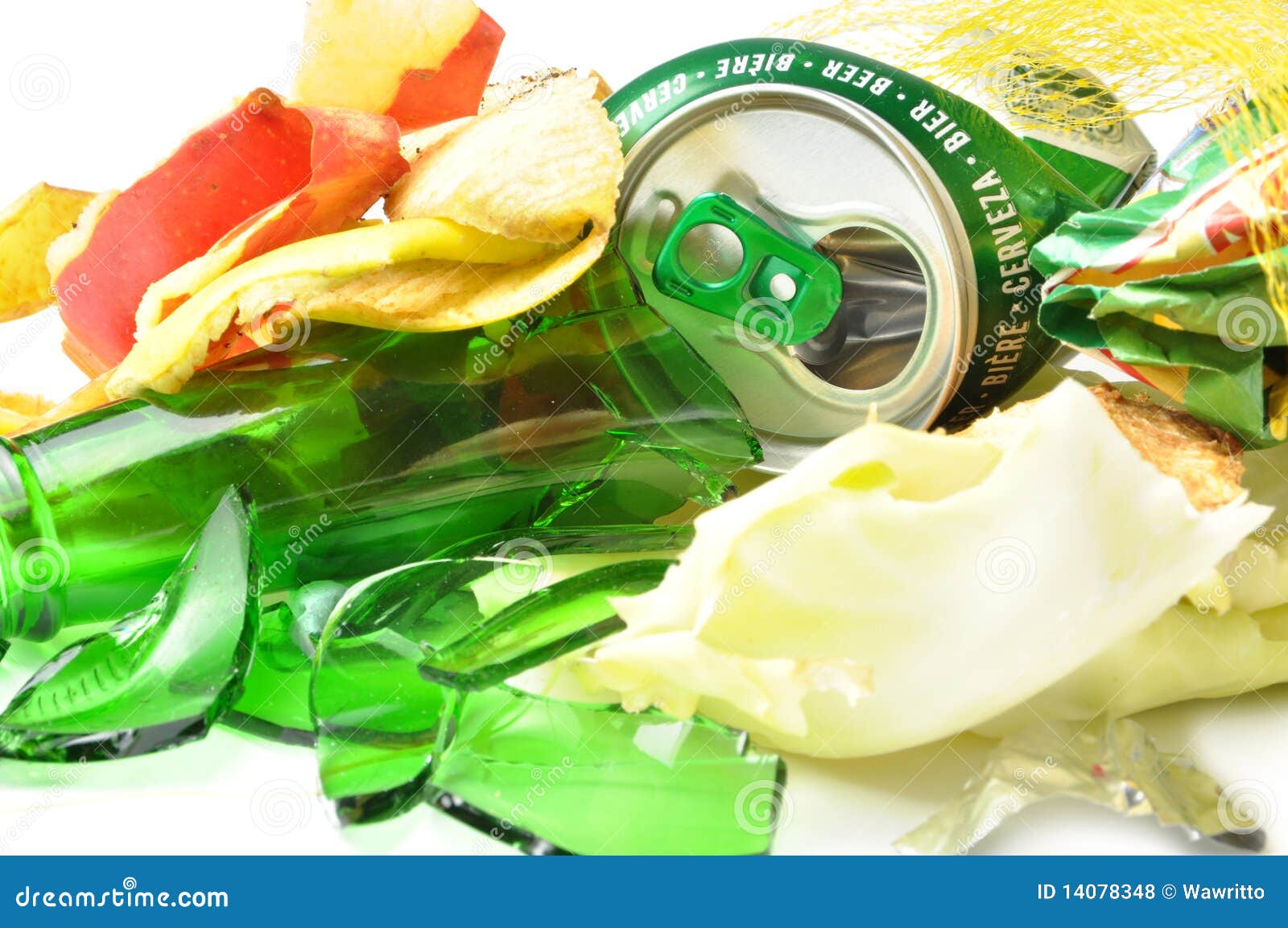 Recicl. Close Up Misturado Do Lixo Foto de Stock - Imagem de lixo ...