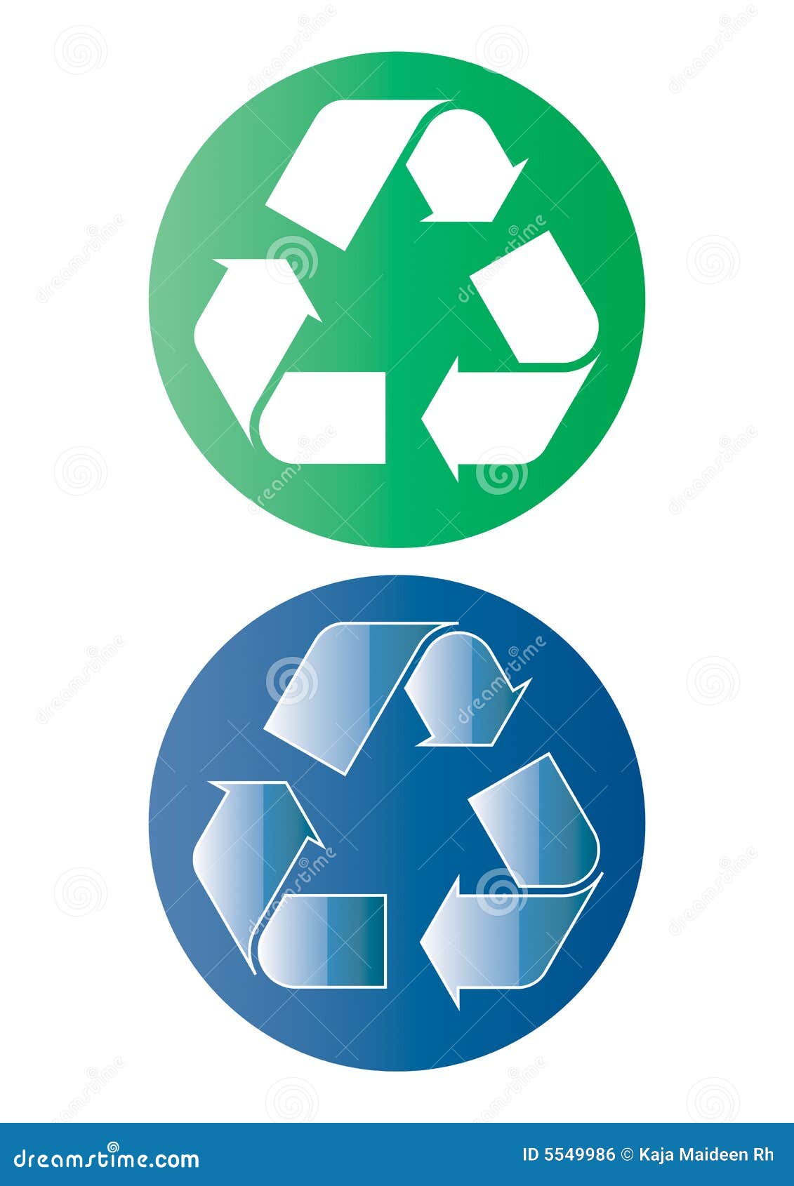 Recicl o vetor ilustração stock. Ilustração de reusar - 5549986