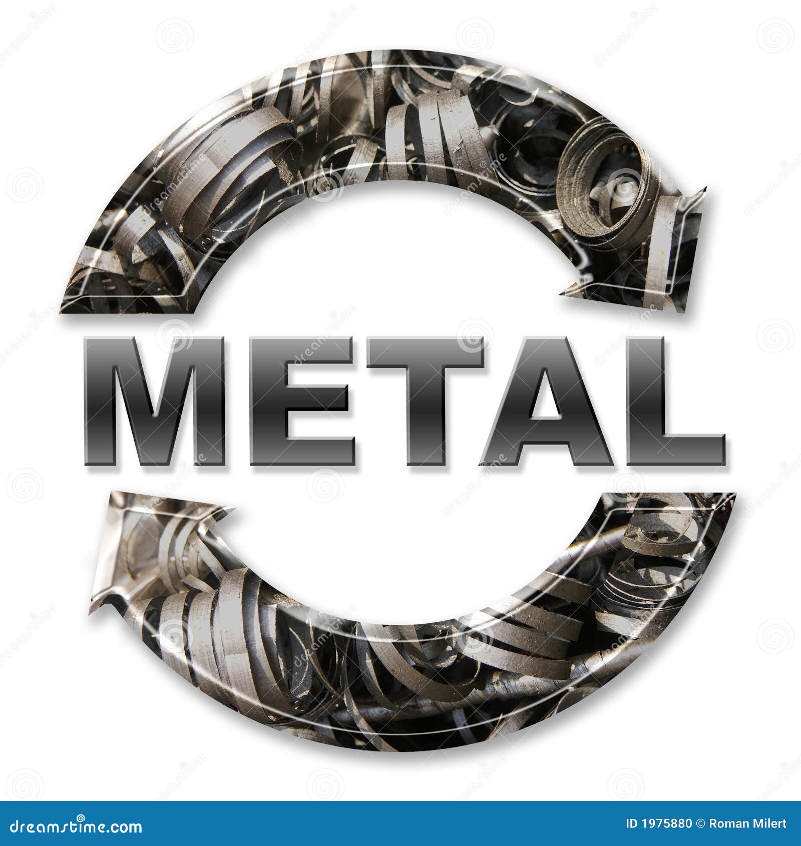 Reciclaje del metal foto de archivo. Imagen de concepto - 1975880