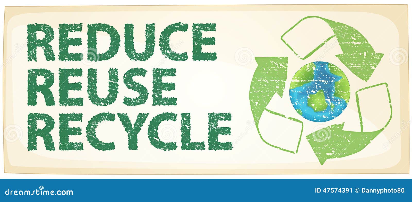 Recicle ilustración del vector. Ilustración de marco - 47574391