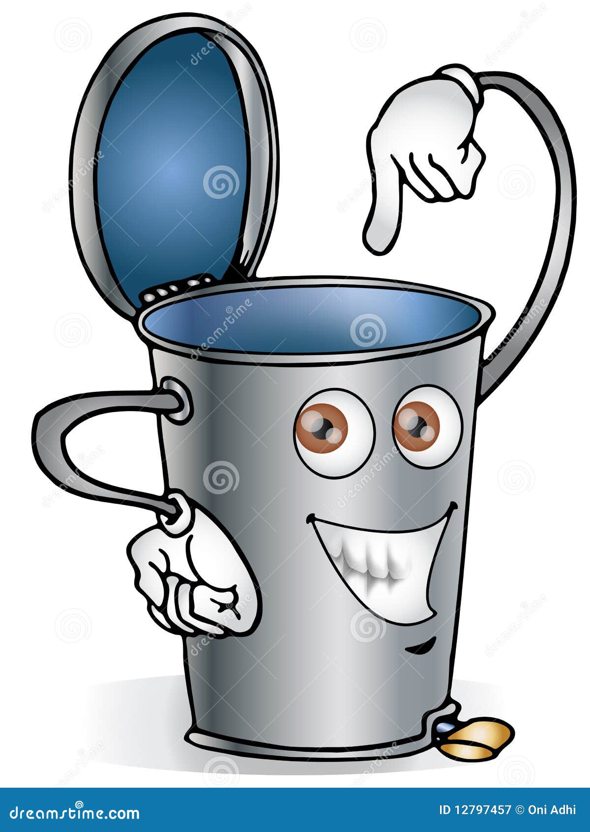 Recicle el compartimiento stock de ilustración. Ilustración de ...