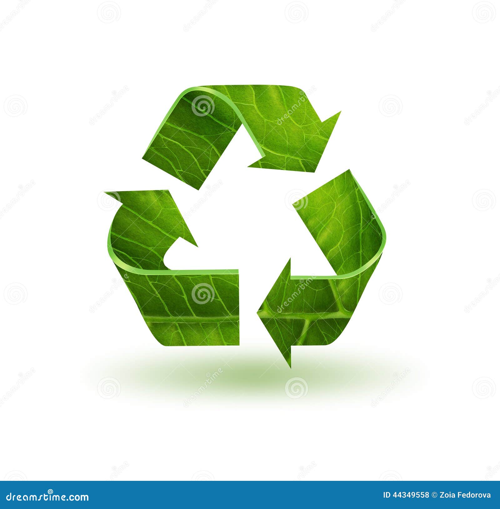 Recicle el símbolo stock de ilustración. Ilustración de basura - 44349558