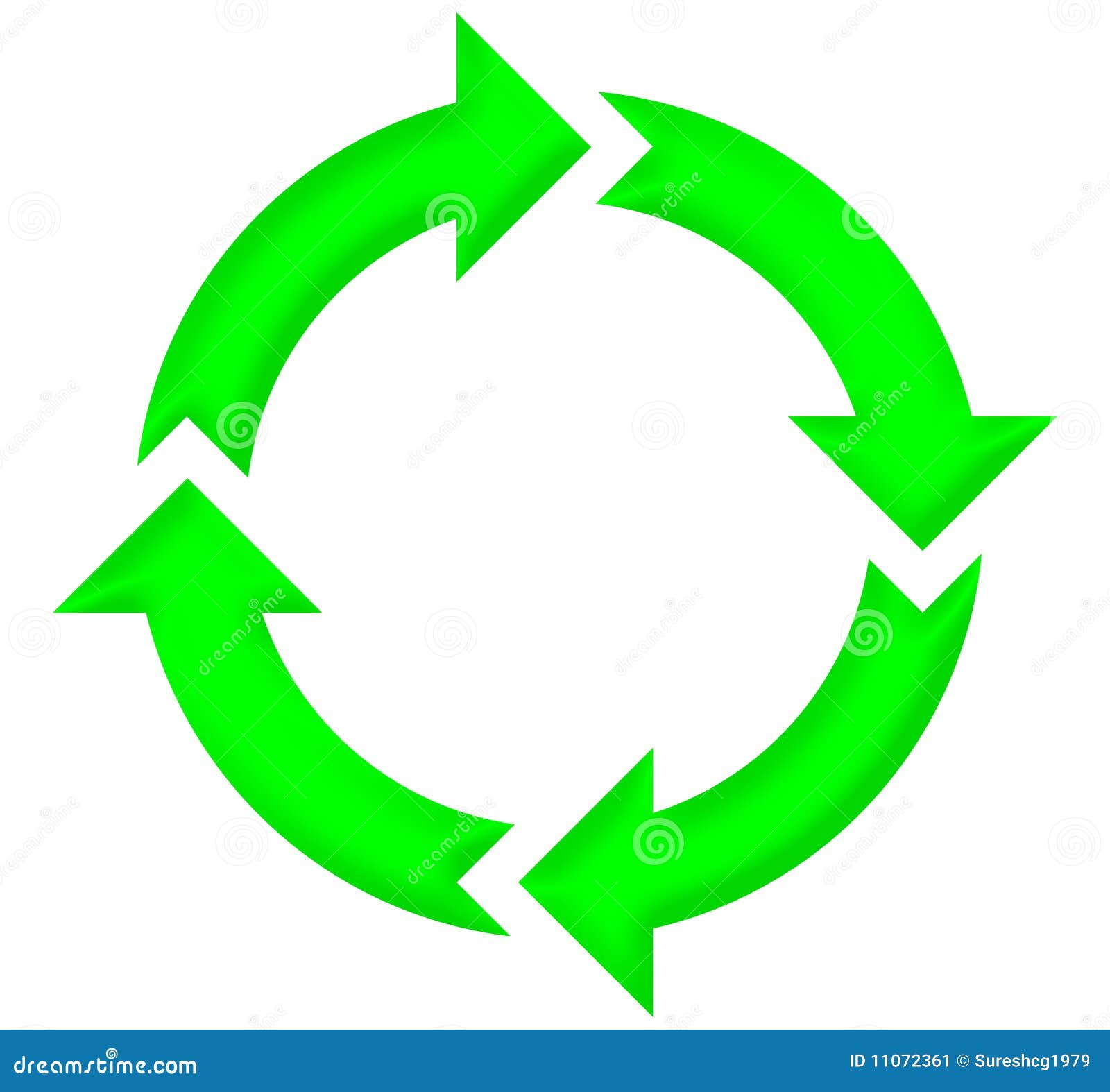 Recicle la insignia stock de ilustración. Ilustración de ideal - 11072361