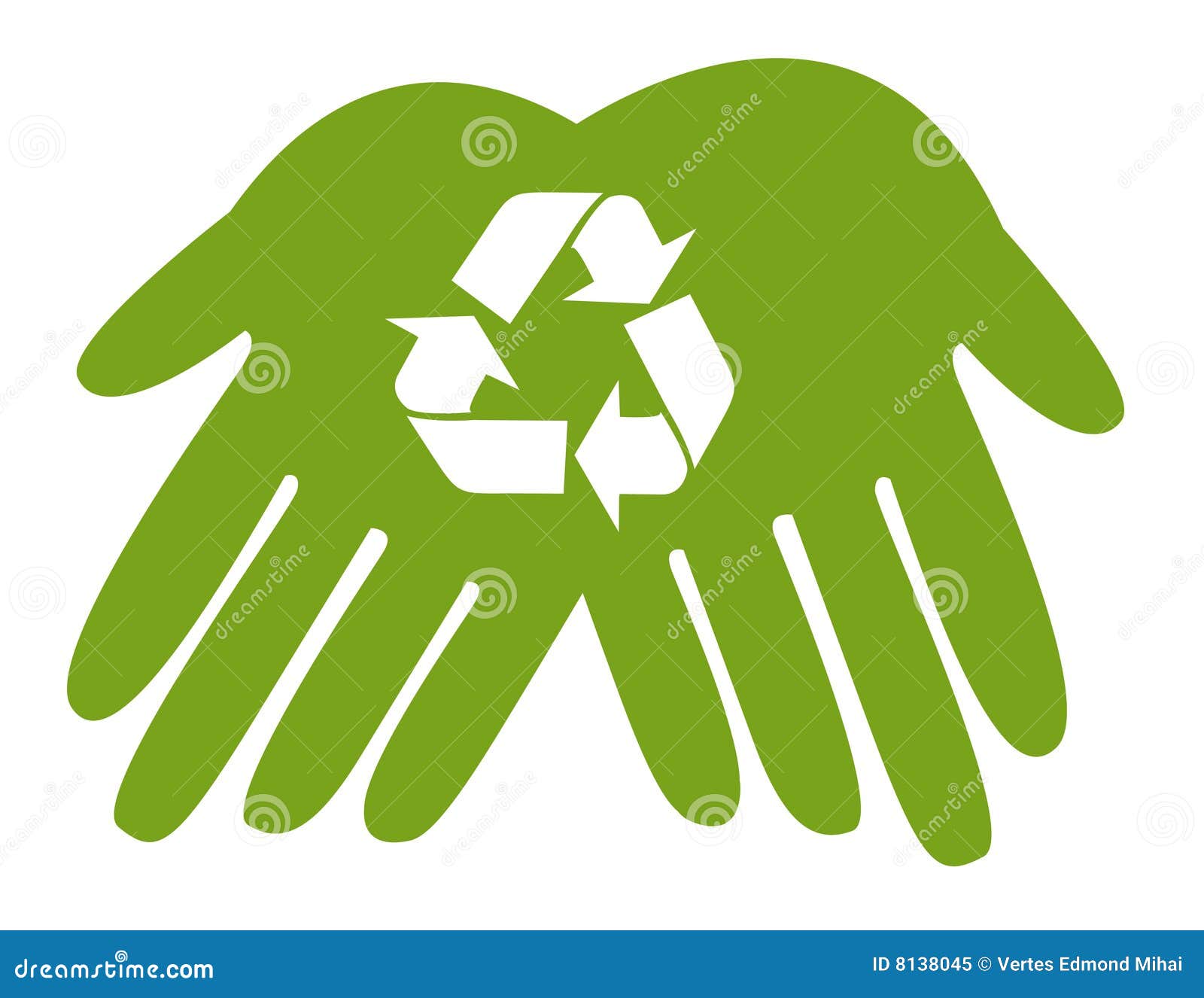 Recicle los iconos ilustración del vector. Ilustración de ambiental ...