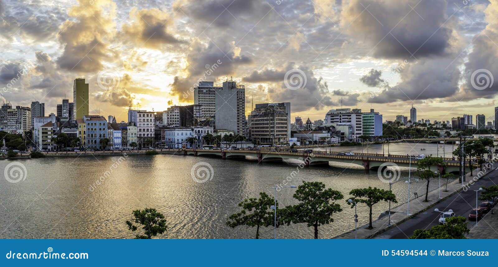 Recife stock photo. Image of culture, skyline, sunset - 54594544