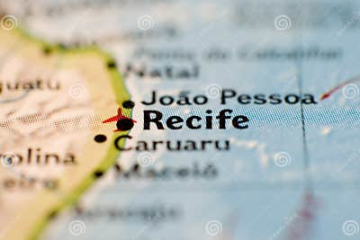 Recife Map stock photo. Image of pernambuco, recife, tourist - 6015050