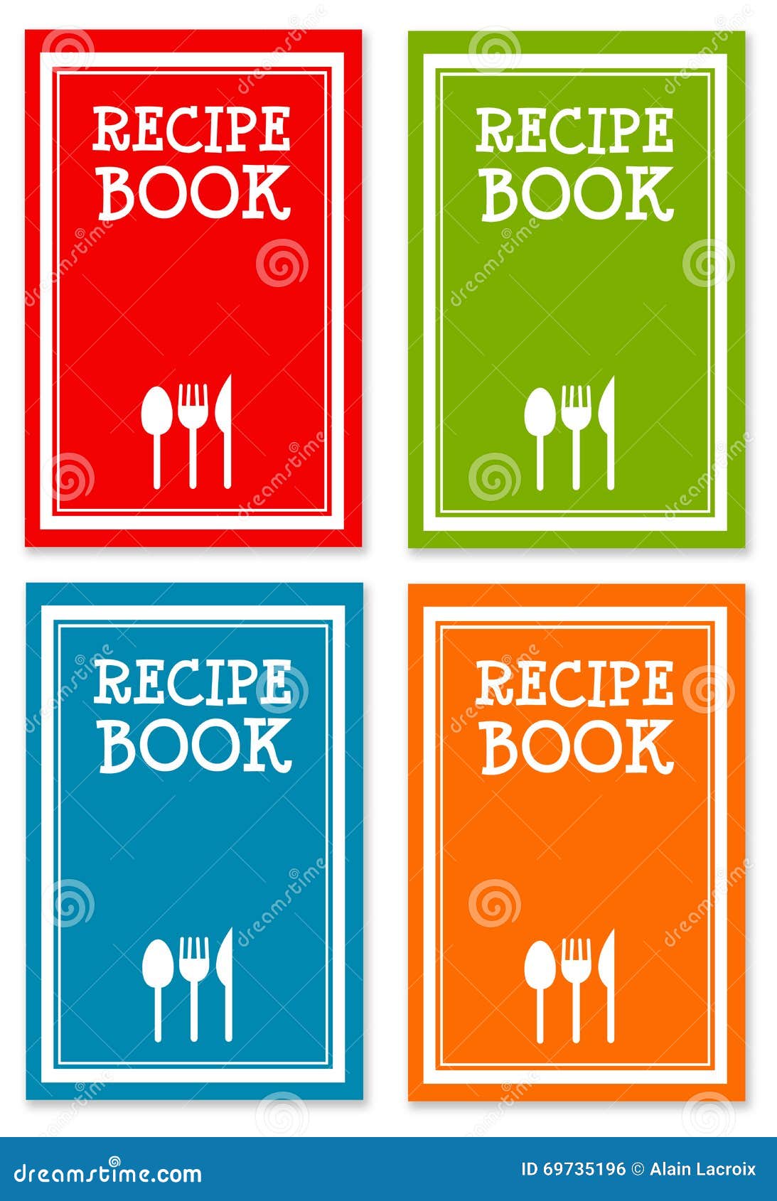 Recipe book stock illustration. Illustration of ingredient - 69735196