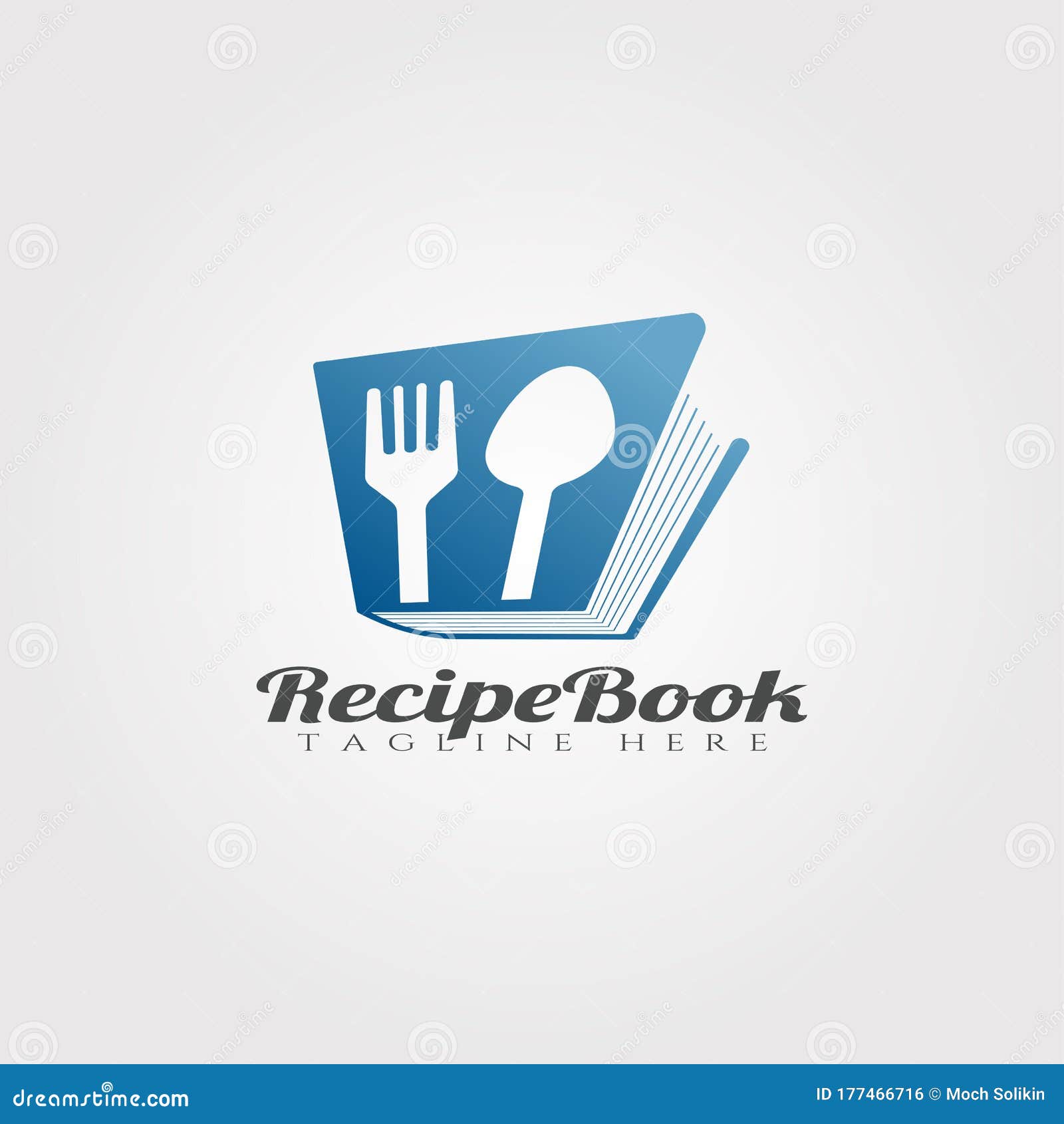 Recipe Food Book Vector Logo Design,food Icon Stock Vector ...
