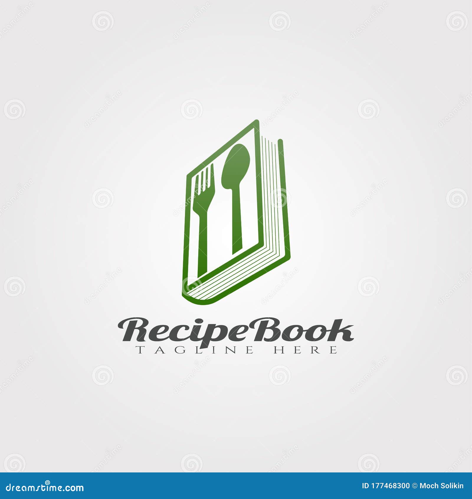 Recipe Food Book Vector Logo Design,food Icon Stock Vector ...