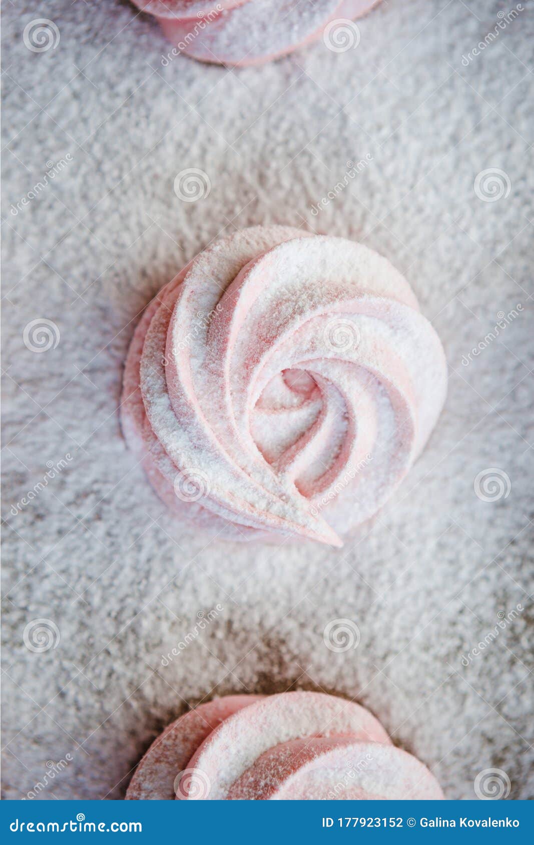 The Recipe for Home-made Russian Marshmallows Zephyr. Stock Photo ...