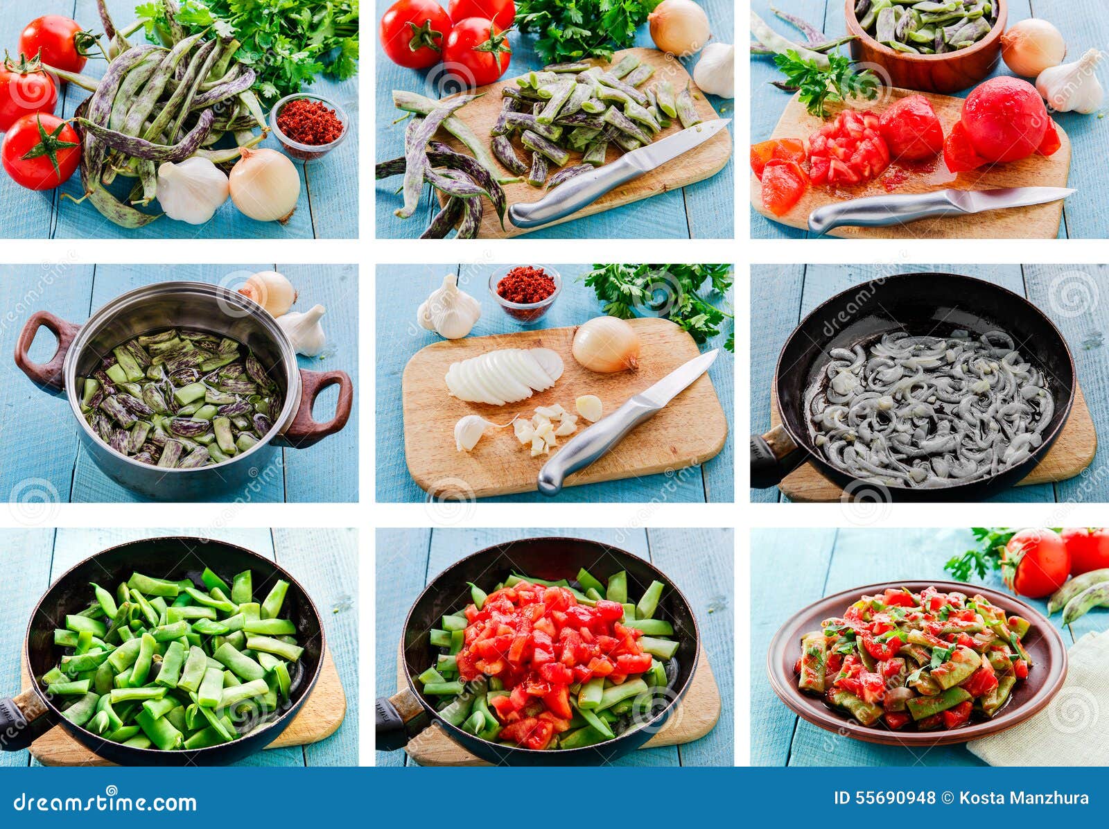 Recipe Preparation StepÂ by Step Food Stock Photo - Image of food, diet ...