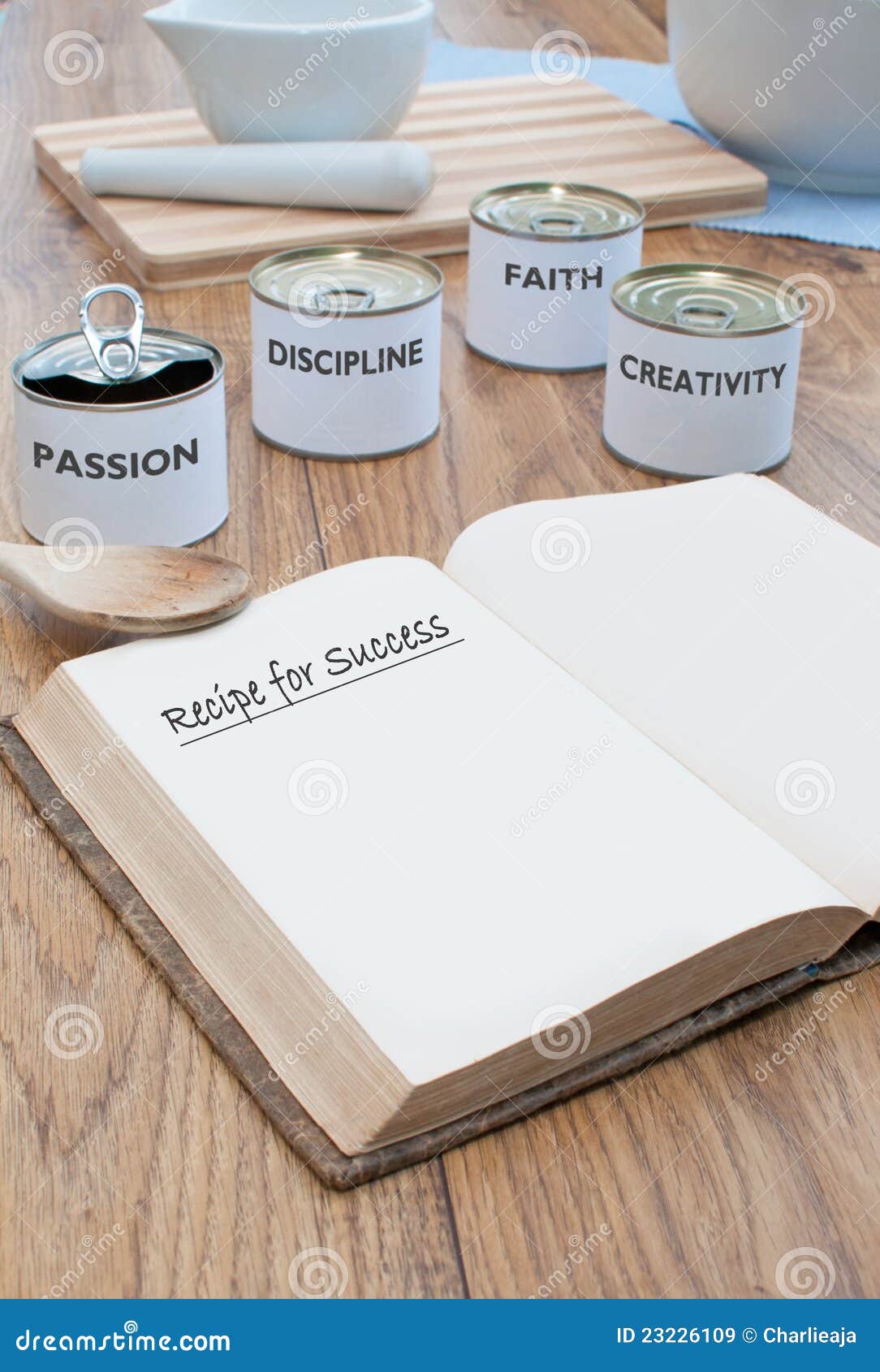 Recipe for success stock image. Image of metaphor, produce - 23226109