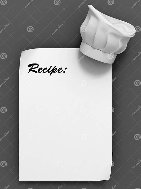Recipe template stock illustration. Illustration of annotation - 23117317