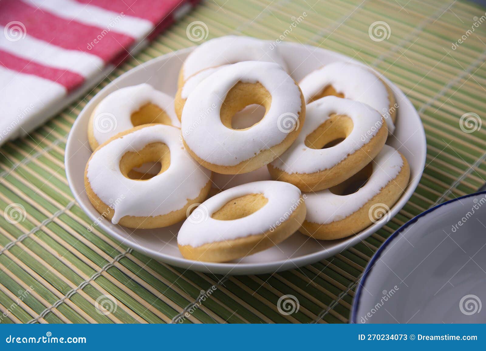 Traditional Spanish Fried Donuts Made with Lemon and Cinnamon. Stock ...