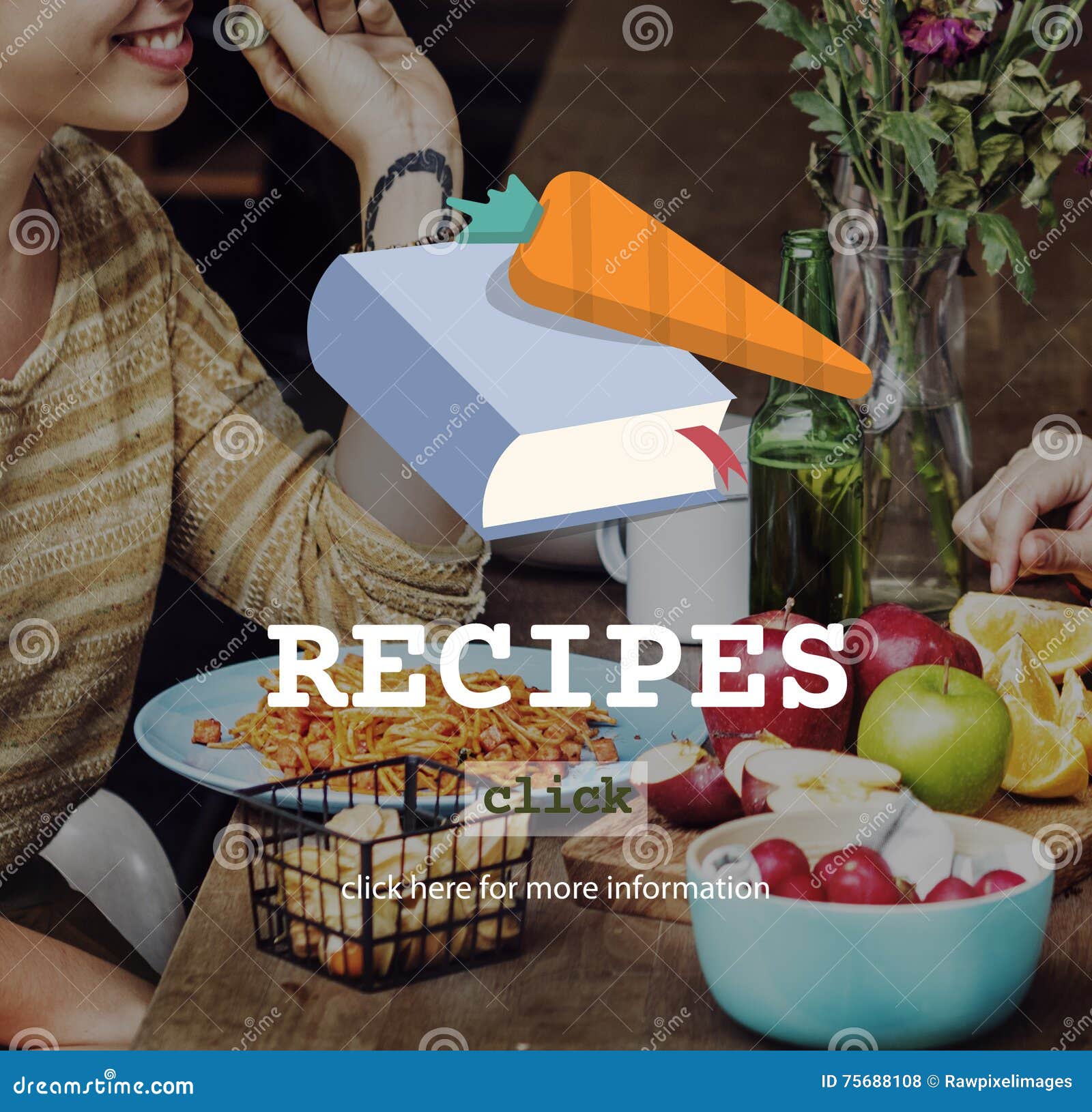 Recipes Food Menu Cafe Restaurant Concept Stock Photo - Image of choice ...