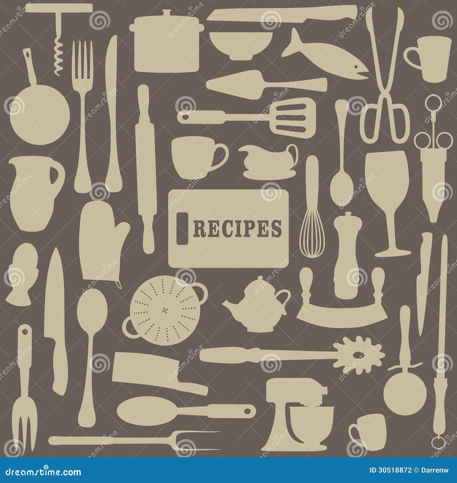 Recipes Illustration stock illustration. Illustration of text - 30518872
