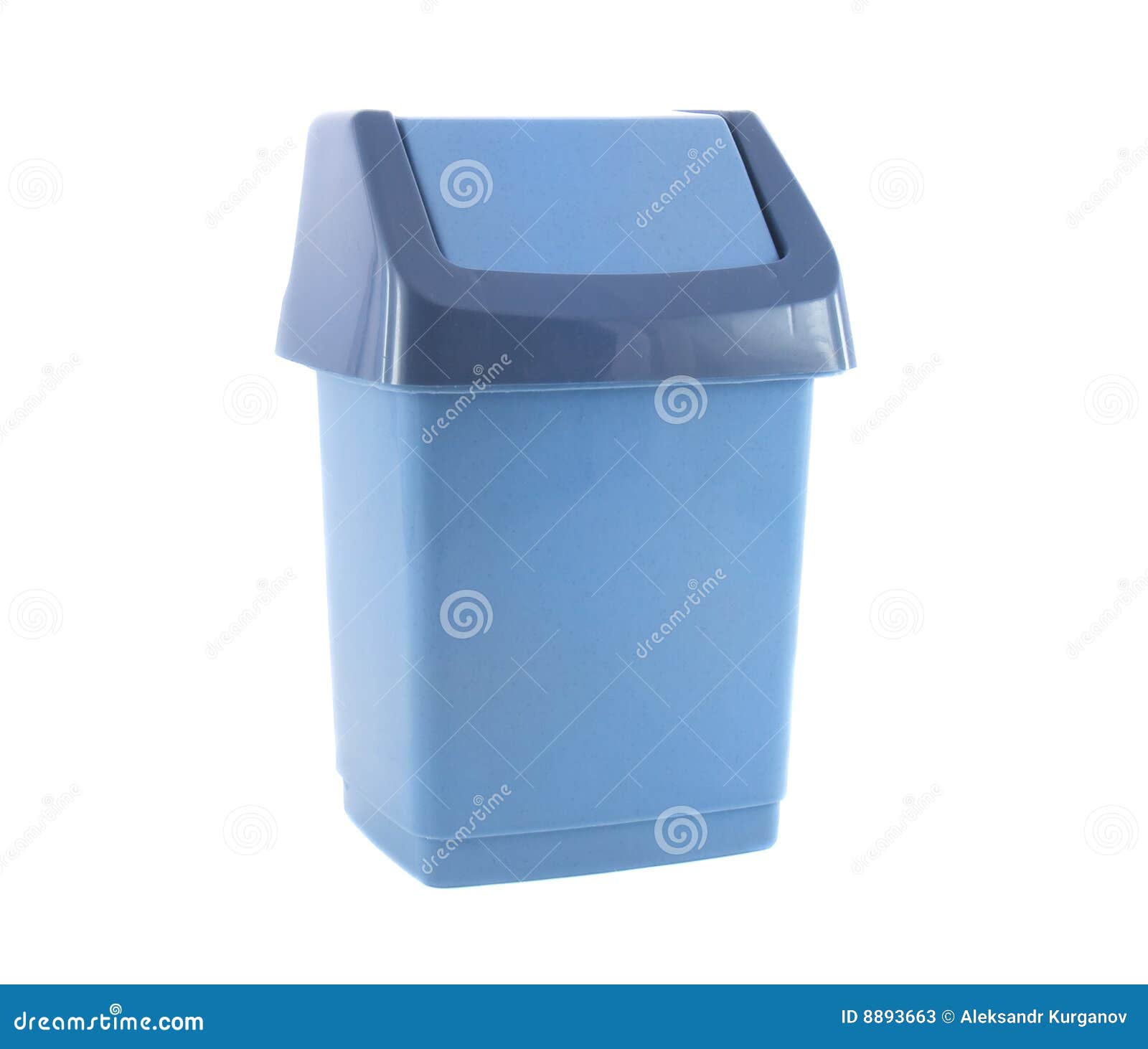 Recipiente Azul Do Lixo Para O Lixo Imagem de Stock - Imagem de lixo ...