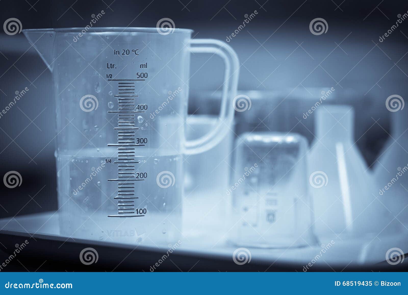 Recipients in Chemistry Lab Stock Image - Image of science, transparent ...