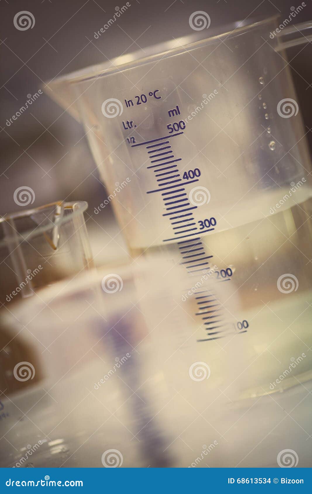 Recipients in Chemistry Lab Stock Photo - Image of sizes, flask: 68613534