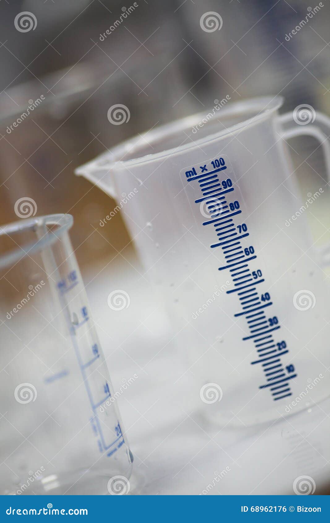 Recipients in Chemistry Lab Stock Photo - Image of containers ...