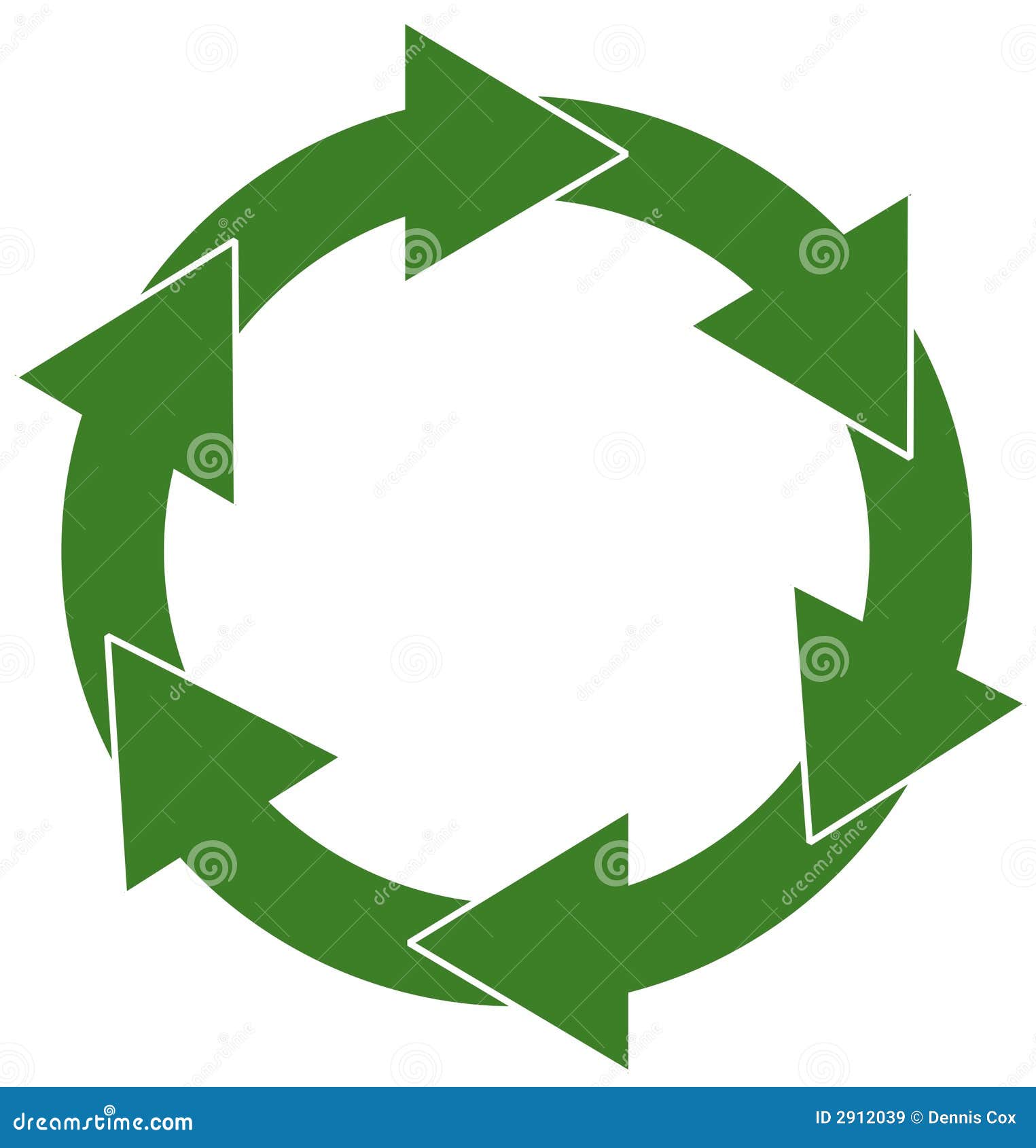 Recircle stock illustration. Illustration of green, circle - 2912039