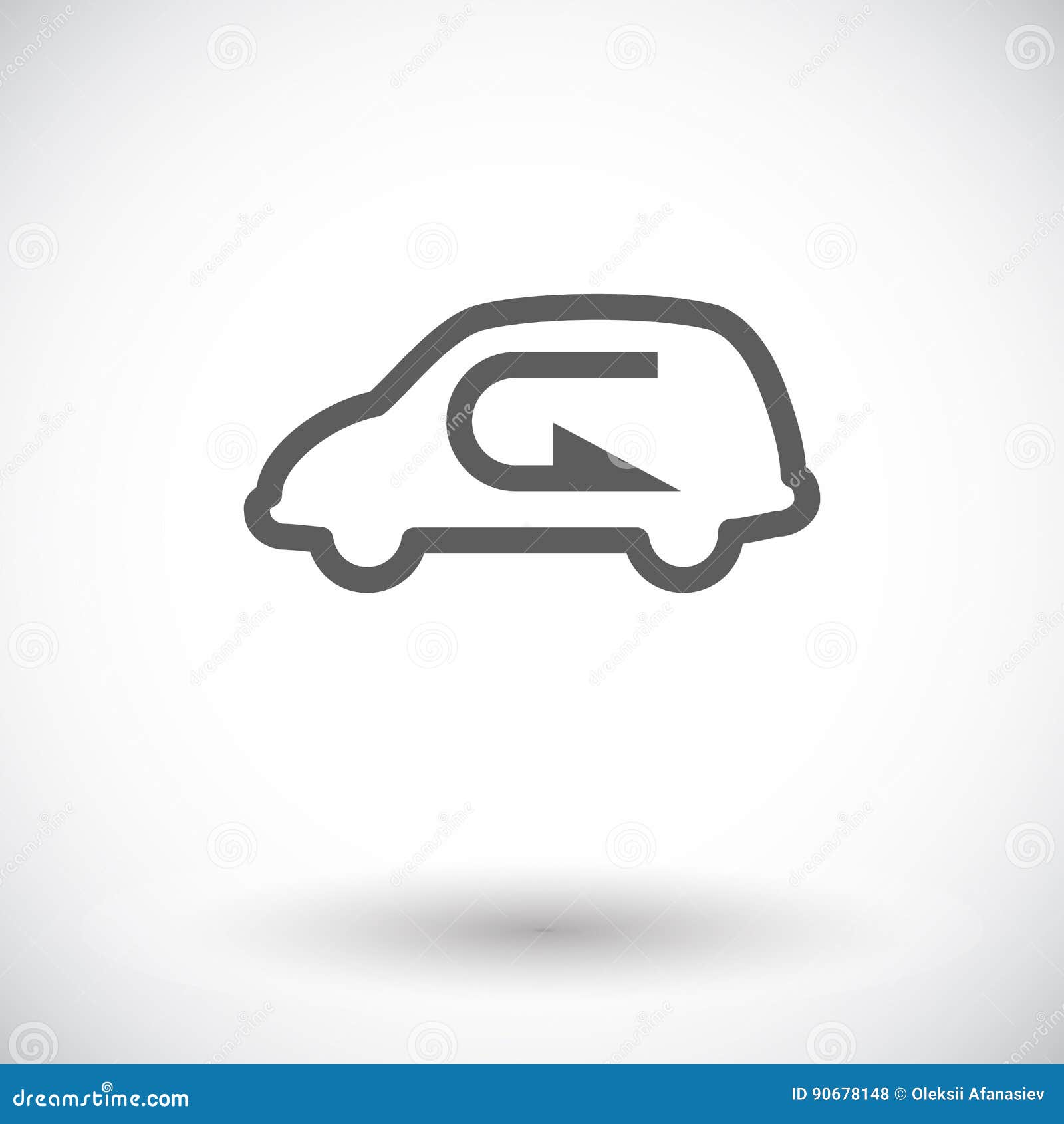 Recirculation Icon On White Background. Simple Element Illustration ...